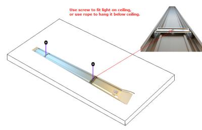 China 2000LM 2 Feet Led Tube Light , SMD 2835 Tri Proof LED Flat Tube Light for sale