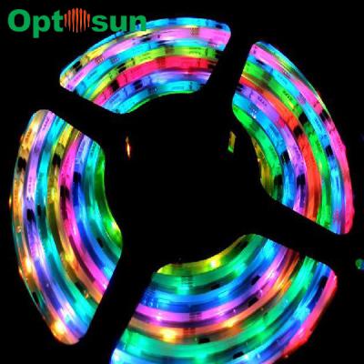 China SMD 5050 12 / 24V DC IP67 Waterproof RGB Led Rope Light 1080mA - 1200mA for sale