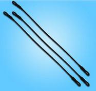 China ABNM Hot sales EAS accessories security double loop steel lanyard for sale