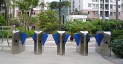 China ABNM-FB03 Access Control Retractable Speed Gate Flap Barrier Turnstile for sale