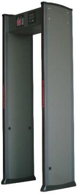 China ABNM600B 6 zones walk through metal detector with LED alarm lights for sale