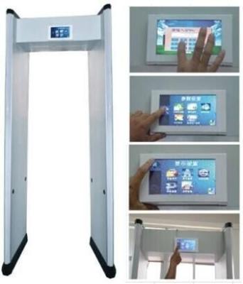 China ABNM-600LCDTS 6 detection zonesLCD Touch Screen Walk Through Metal Detector for sale