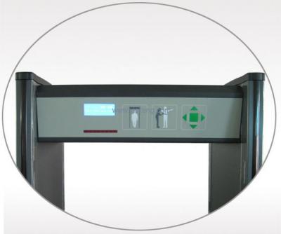 China ABNM600LCD LCD display 6 detection zones WTMD doorframe metal detector gate for sale