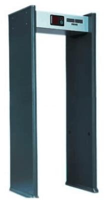 China ABNM600B 6 zones WTMD metal detector gate with LED alarm lights for sale