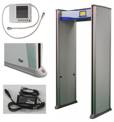 China ABNM2400 LCD Screen DoorFrame Metal Detector DFMD with 8 / 16 / 24 Zones for sale