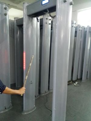 China AB1800 ABNM 6 / 12 / 18 detection zones arched walkthrough metal detector gate for sale