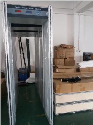 China 6 zones AB600 LCD display walkthrough metal detector for sale