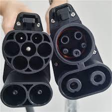 China DC 250A EV Charging Connector 80A 125A 200A CCS2 Tesla Adapter Thermoplastic for sale