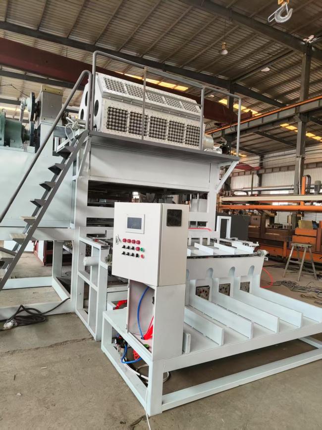 Molding system of egg tray machine