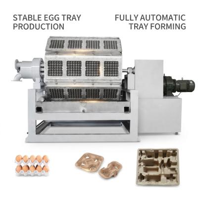 China Egg Tray Making Machine with 10,000pcs/h Output, Automatic Stacking System and Recycled Paper Input for Efficient Paper Pulp Tray Production for sale