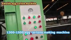 Egg Tray Machine 1300-1500 pcs Hour