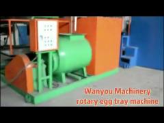 Customized 2 / 3 / 4 Colors Rotary Egg Tray Machine Paper Egg Tray Making Machine 30 Holes Egg Tray Making