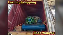 Loading of 1*4 molds egg tray machine