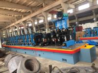 China Rectangular Round High Frequency Tube Mill PLC Pipe Manufacturing Machine for sale