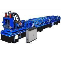 China Solar Panel Strut Slotted C Channel Making Machine 15 - 20m/min for sale