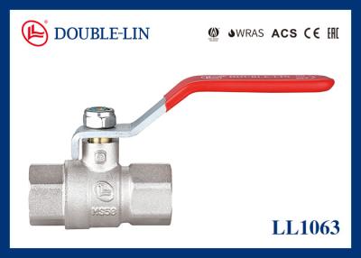 Китай Полный поток 3 4 дюймовый латунный шаровой клапан женский / женский длинные нитки плоская рычаг ручка продается