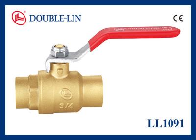 Китай C/C дюйм 1 4 латунный шаровой клапан плоский рычаг ручки продается