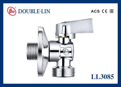 China 10bar Brass Angle Valves with ISO228 Thread for Washing Machine High-Density Forged Brass 0C to 80C Temperature Range for sale