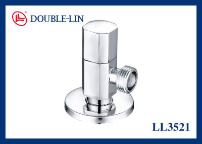China Polished Chrome Plated Quick Opening Brass Angle Valves for High Pressure Applications for sale