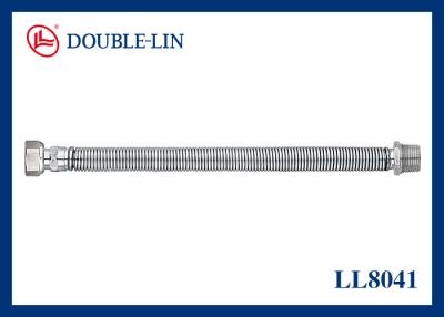 China Female X Male Screw Nut 10CM SS Corrugated Hose Pipe for sale
