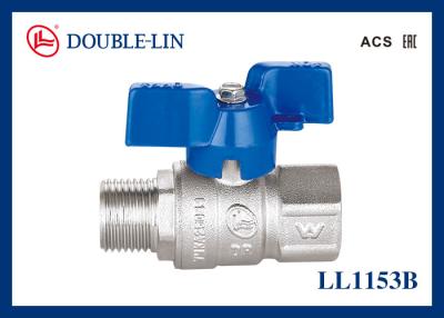 중국 Ｔ 핸들과 DZR 1/2 내지 1 여성 Ｘ 여성 25개 황동봉 볼 밸브 긴 스레드 판매용