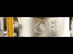 Lever Handle Gas Valve Brass Female X Female Long Threads 5 Bar 1/2 Inch