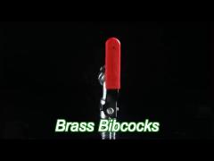 Chrome plateerde 16 Bar 1/2“ x 1/2“ Messingsslang Bibcock
