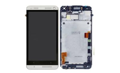 China Repair Parts Cell Phone LCD Screen Htc One LCD Touch Digitizer Screen Red White for sale