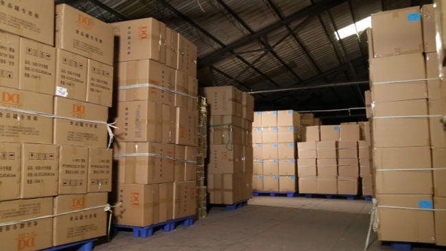 Finished product packaging