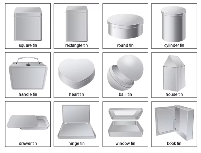 DADI tin tray mold options