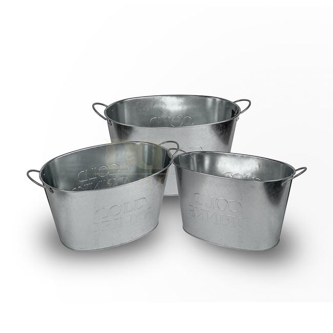 DADI Stackable Metal Ice Bucket front view