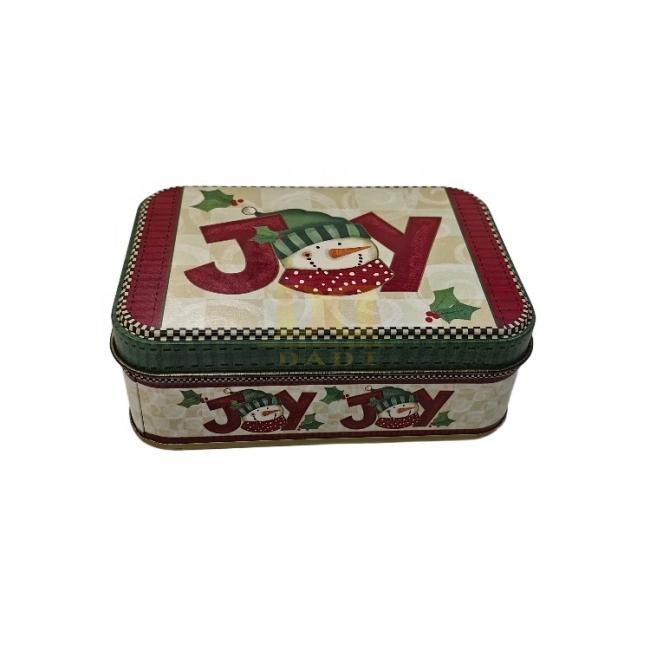 DADI Vintage Santa Biscuit Tin Box side view