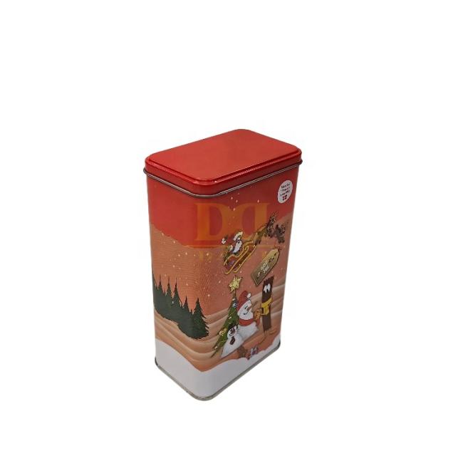 Custom printed food tin packaging sample