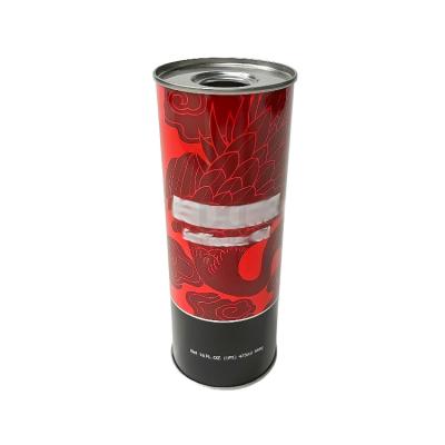 China DADI Customized Olive Oil Can Tinplate Bright / Matte / 3D Surface Cylindrical Oil Can for sale