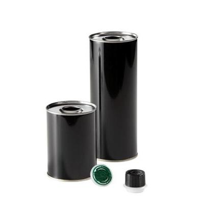 China DADI Round 1000ml Olive Oil Can 1liter Circular Tin Containers For Edible Oil for sale