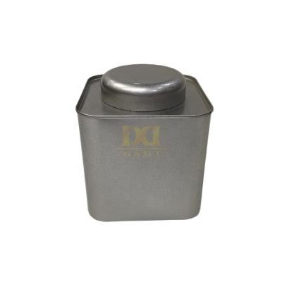 China DADI  Metal Tea Tin Box Customization Square Empty Tea Tin Boxes Support OEM Printing for sale