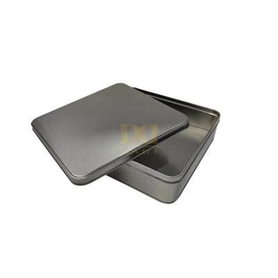 China DADI Printed Storage Tins Square Tinplate Empty Cameo Printing Square Candy Tin Box for sale