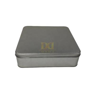 China DADI Printed Storage Tins Square Tinplate Empty Cameo Printing Square Candy Tin Box for sale