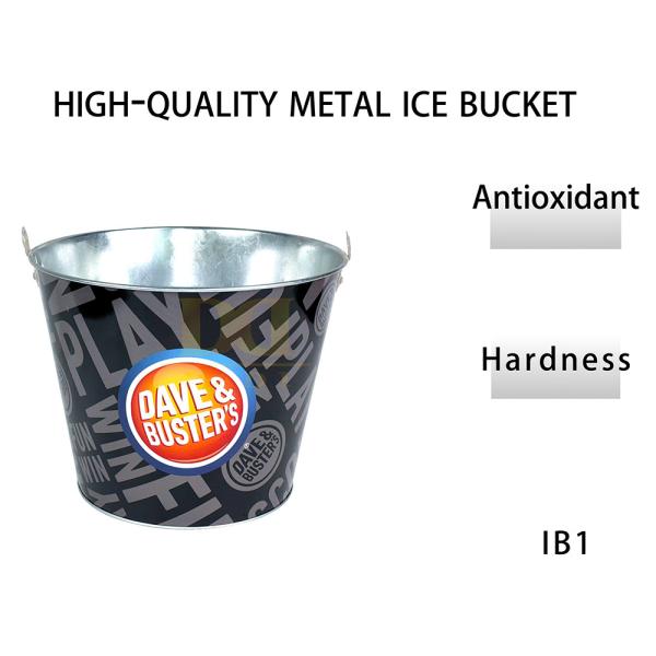 Quality DADI 170 Oz 5L 10L Engraved Metal Ice Bucket Reusable Round Personalized Wine for sale