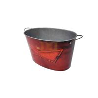 Quality DADI 10L Rustproof Wine Ice Bucket Beverage Cooler Bucket Silkscreen Vintage for sale