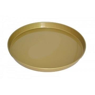 China DADI Classic Round Metal Tin Tray Household Tinplate Serving Tray CMYK Printed for sale