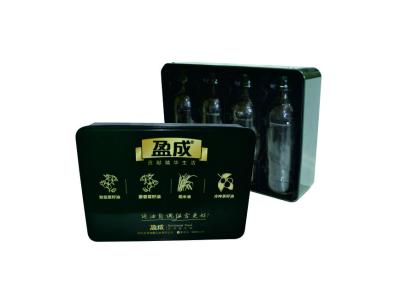 China DADI Rectangular Square Packaging 2L Tinplate Metal Soybean Food Oil Can with Carry Handle for sale