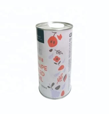 China DADI Round Shape Cooking Oil Tin CMYK Printed Olive Oil Cans Food Grade Olive Oil Bottles for sale
