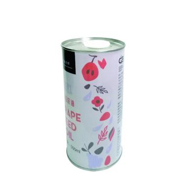China Lata de Azeite Redonda DADI 500ml Óleo de Pressão a Frio Embalagens de Folha de Flandres Impressões Personalizadas à venda
