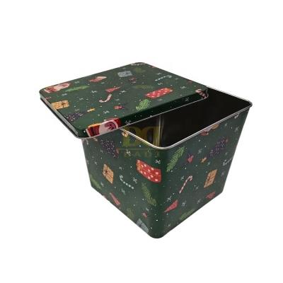 China DADI Customizable Square Candy Tin Box OEM/ODM Square Tin Container 0.19mm-0.4mm for sale