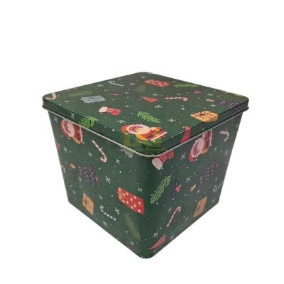 China DADI Customizable Square Candy Tin Box OEM/ODM Square Tin Container 0.19mm-0.4mm for sale