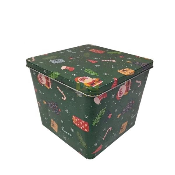Quality DADI Customizable Square Candy Tin Box OEM/ODM Square Tin Container 0.19mm-0.4mm for sale