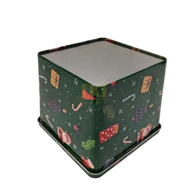 Quality DADI Customizable Square Candy Tin Box OEM/ODM Square Tin Container 0.19mm-0.4mm for sale