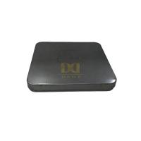 China DADI Rust Proof Metal Candy Tin Box Square Silkscreen Tin Packaging for Snacks for sale