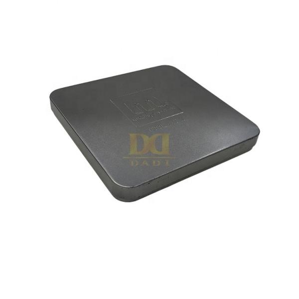 Quality DADI Rust Proof Metal Candy Tin Box Square Silkscreen Tin Packaging for Snacks for sale